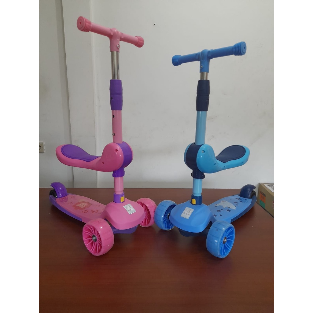 Jual Folding Scooter otoped with music whell lamp Folding Scooter ...