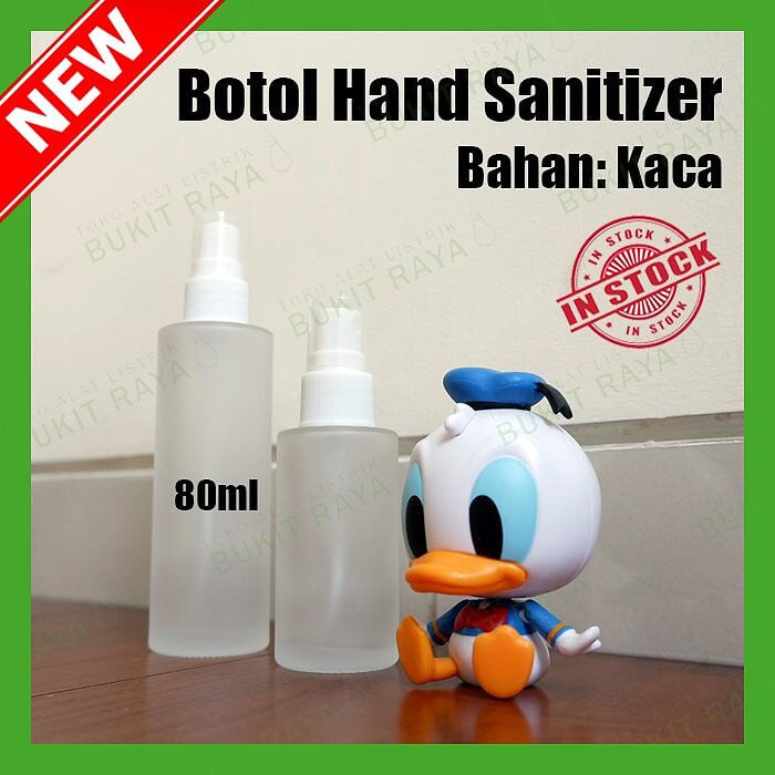 Jual Botol Kaca Spray Semprot 80ml Hand Sanitizer Disinfektan Tebal ...