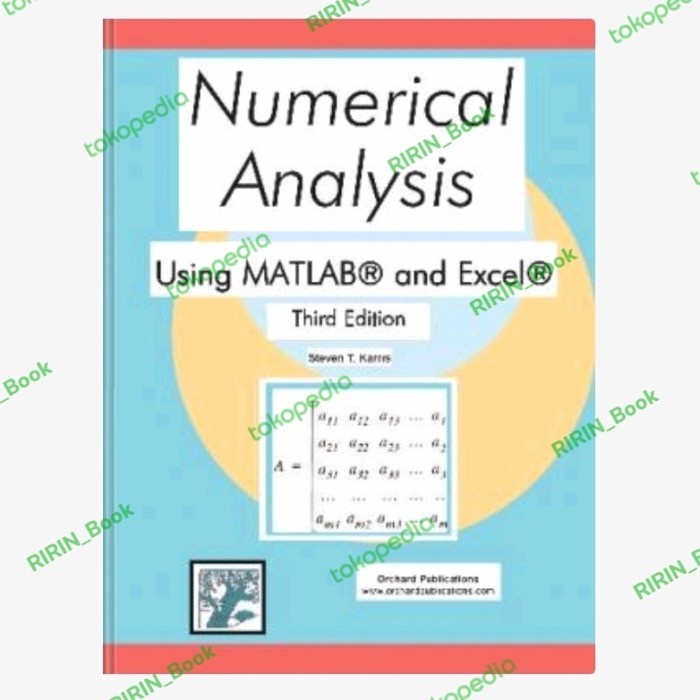 Jual buku Numerical Analysis Using MATLAB and Excel | Shopee Indonesia Jual buku Numerical Analysis Using MATLAB and Excel | Shopee Indonesia