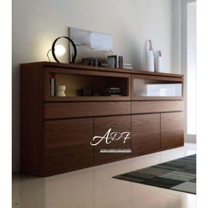 Jual Bufet Minimalis Bufet Modern Buffet Hiyas Bifet Kayu Jati | Shopee ...