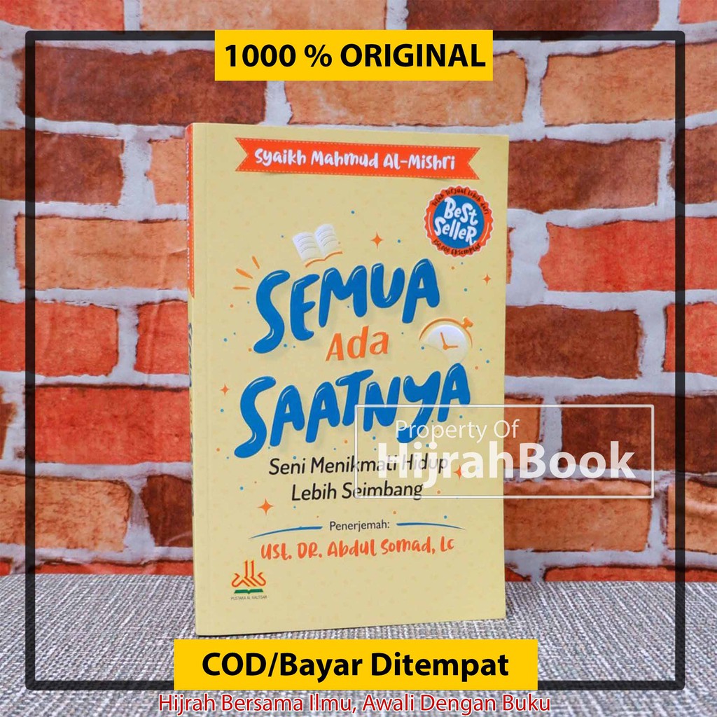 Jual Buku Islam Semua Ada Saatnya Syaikh Mahmud Al-Mishri Bisa C0D/Bayar di Tempat 100% 0RIGINAL ...