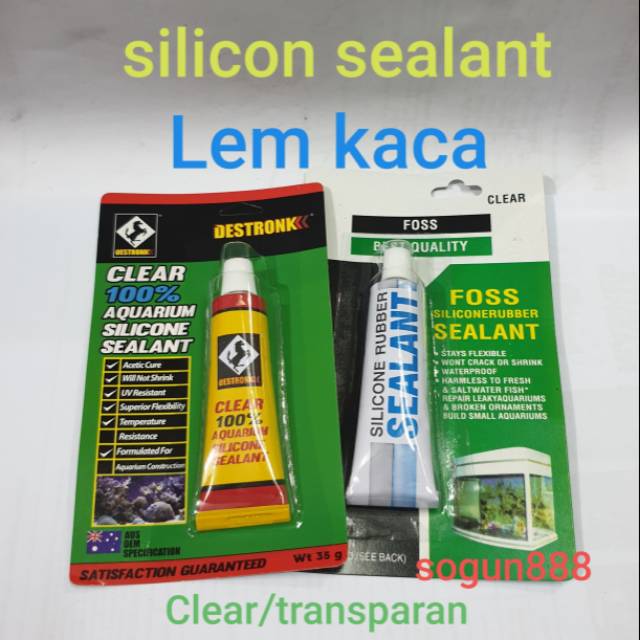 Jual Lem Silikon Kaca Terlengkap & Harga Terbaru Juni 2026 | Shopee ...