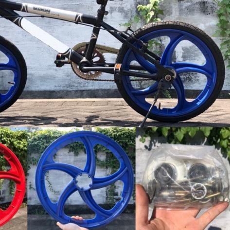Jual ☊ Velg Sepeda Velg Pelek RACING Sabit Klewang Bintang 5 Sepeda 20 ...