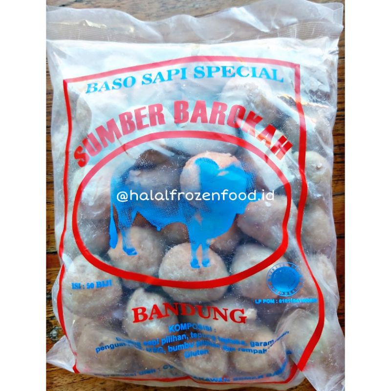 Jual BASO SAPI SPECIAL SUMBER BAROKAH (50 PCS) | Shopee Indonesia