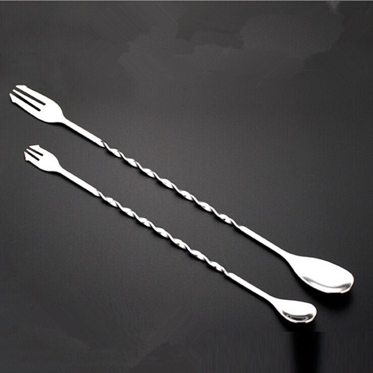 Jual Long Stirring Spoon Mixing Stainless Sendok Aduk Minuman Panjang ...