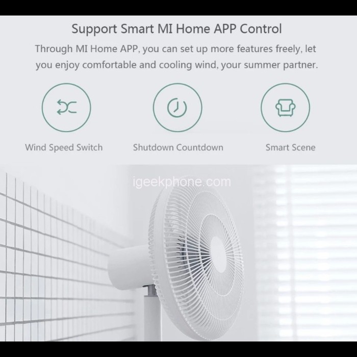 Jual Xiaomi Smart Stand Fan Wireless - Kipas Angin Original Xiaomi 100% ...