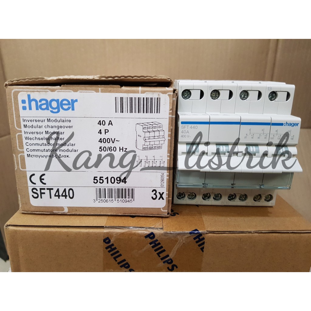 Jual HANDLE OHM SAKLAR COS Hager 4Phase 40A SFT440 | Shopee Indonesia