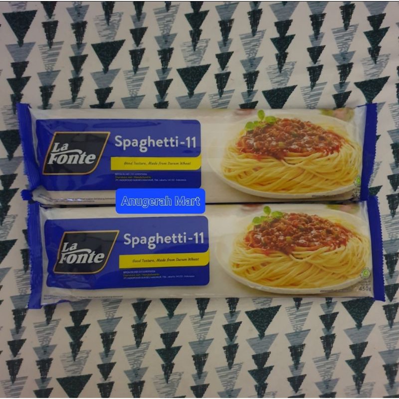 Jual La Fonte Spaghetti no 11 450gr | Shopee Indonesia