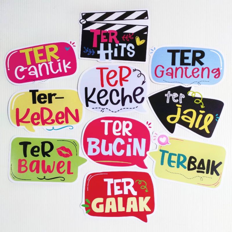 Jual TER- FUN PROPS PHOTOBOOTH AKSESORIS FOTO REUNI READY STOCK ONLY ...