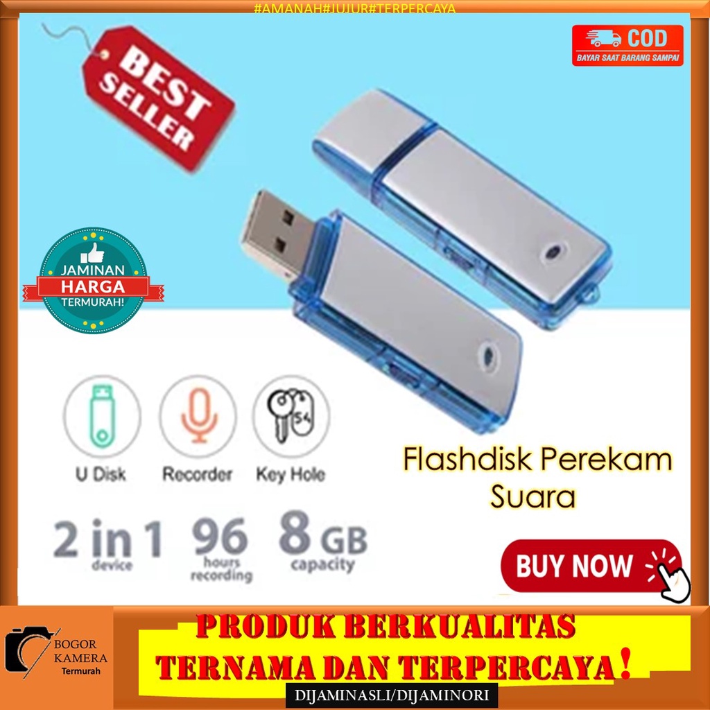 Jual Alat Perekam Suara Mini Spy Digital Voice Recorder USB Flasdisk ...