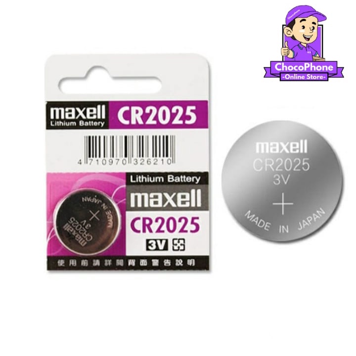 Jual Baterai Maxell Cr2025 Original Battery Lithium 3 Volt | Shopee ...