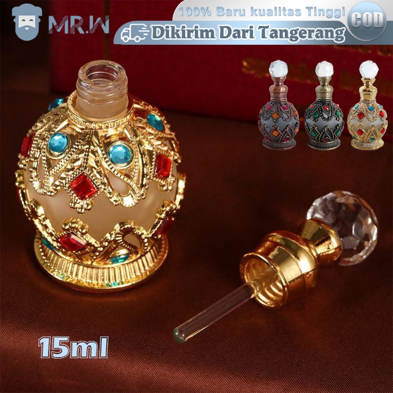 Jual 15ml Botol Parfum Kosong Bahan Metal Gaya Arab/Botol Parfum ...