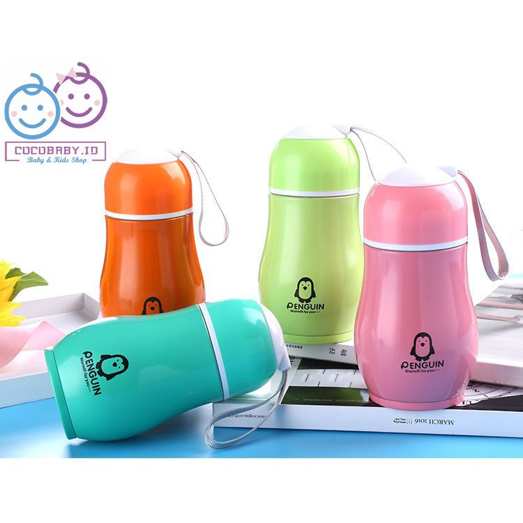 Jual BOTOL THERMOS MINUM PENGUIN TERMOS BOTOL AIR PANAS DAN DINGIN ...