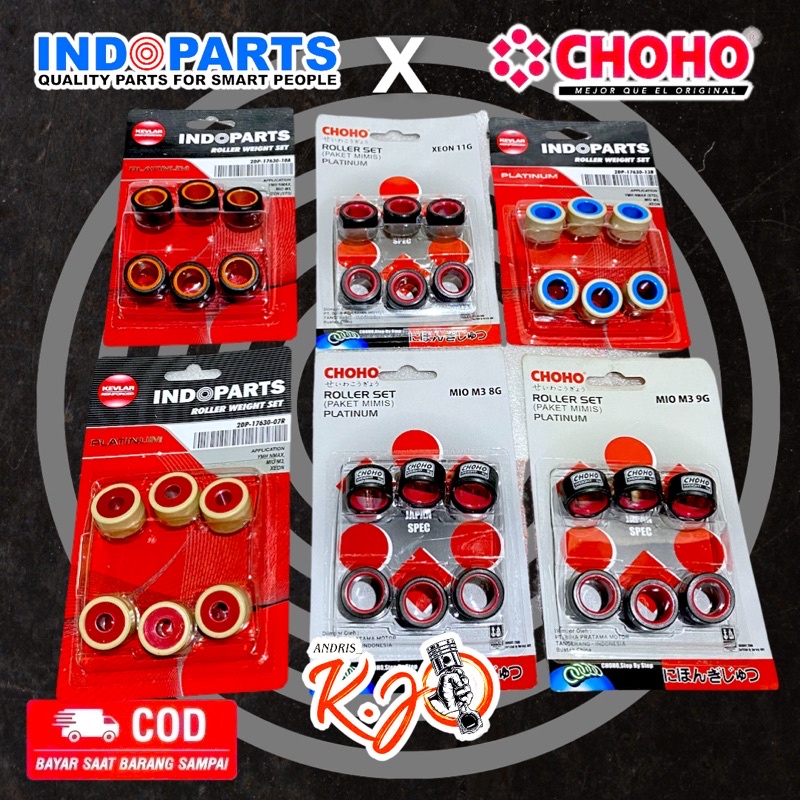 Jual ROLER ROLLER LORER XEON MIO M3 NMAX NMAX AEROX 155 MIO SOUL GT 7 8 ...