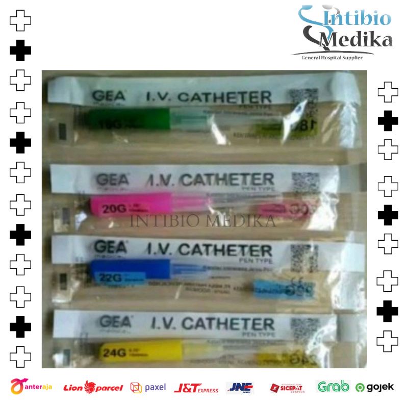 Jual Pen intra Vena GEA 18G 20G 22G 24G 26G ECER | Shopee Indonesia