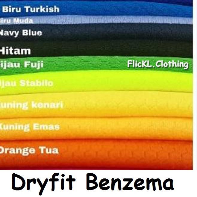 Jual Big Sale - Bahan Kain Kaos Baju Dryfit Dry Fit Benzema Olahraga ...