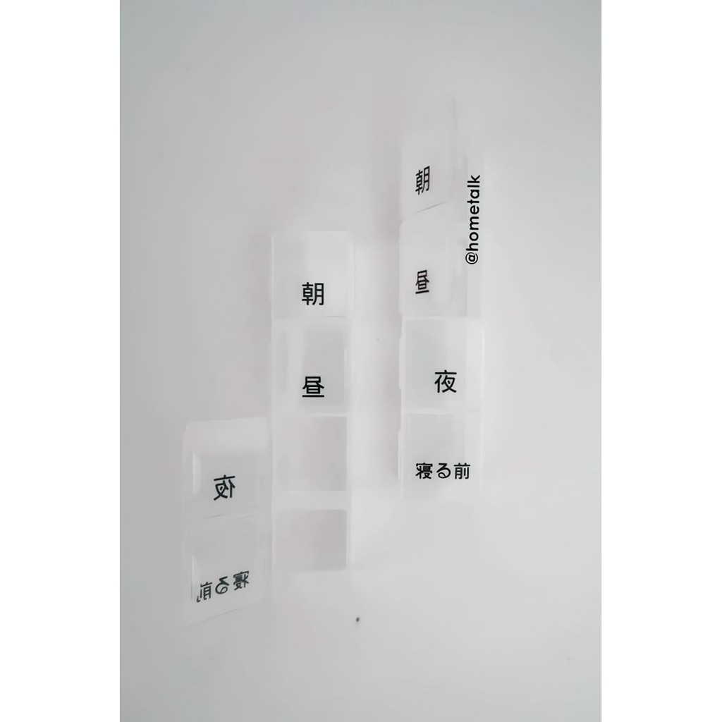 Jual Terbatas - Daiso - Kotak Obat / Pill Box / Pill Case / Medicine ...