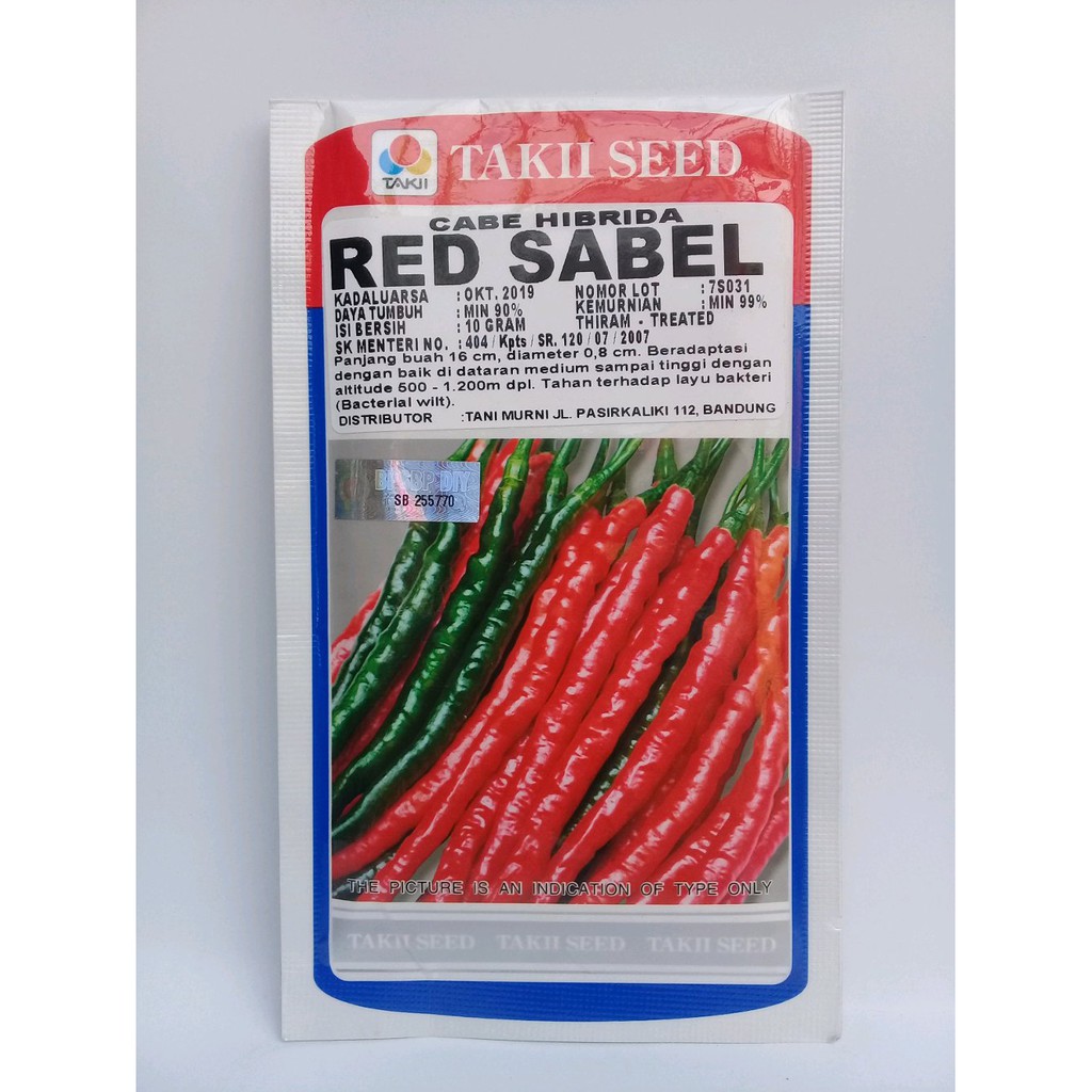 Jual Bibit Cabai Takii Red Sabel - 10 gram | Shopee Indonesia