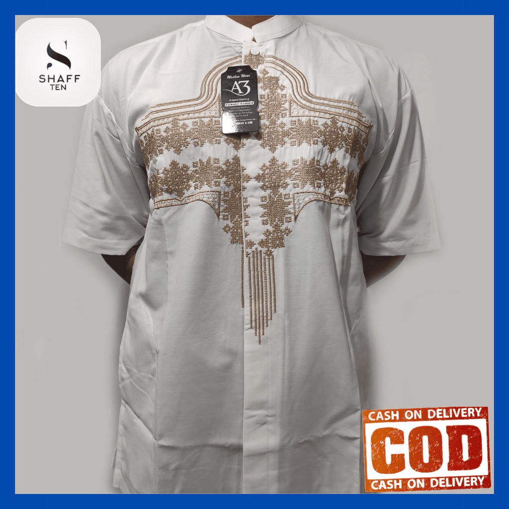 Jual KOKO A3 PENDEK PUTIH2 (XL) | Shopee Indonesia