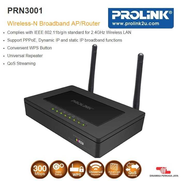 Jual PROLiNK PRN3001 Wireless-N Broadband AP/Router | Shopee Indonesia
