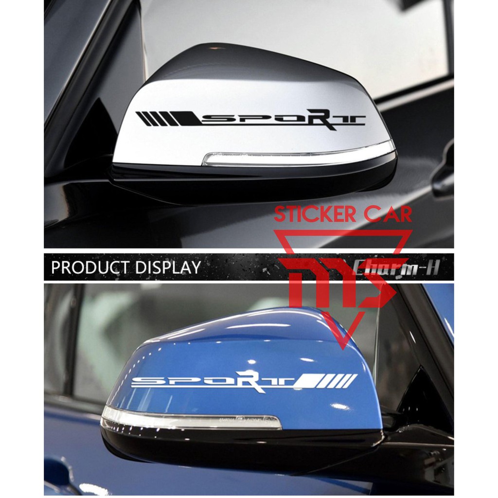 Jual STICKER STIKER SPION MOBIL SPORT UNIVERSAL 2PCS | Shopee Indonesia