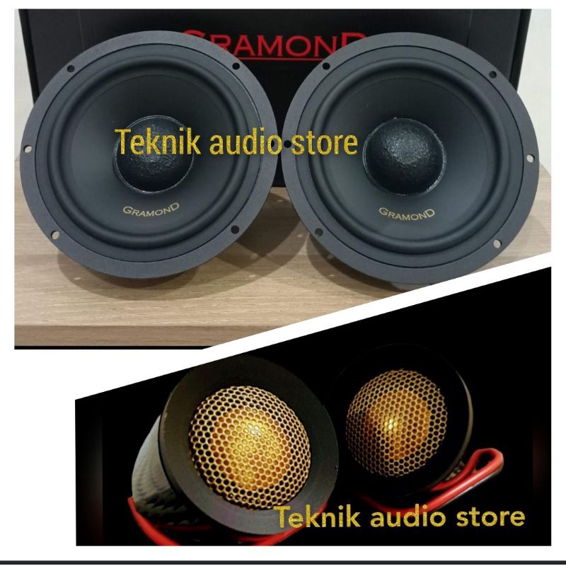 Jual Speaker 2way Gold Series Gramond Midbass 6.5inch W65G-Tweeter ...