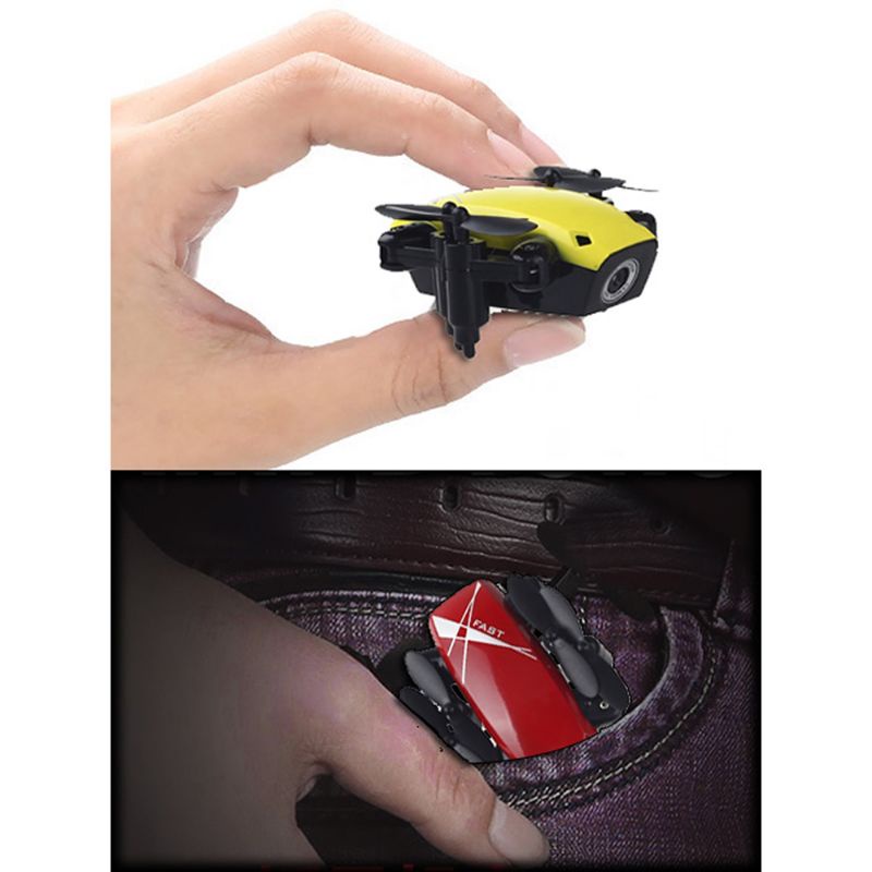 Jual Drone Mini Pocket Foldable - S9 - White | Shopee Indonesia