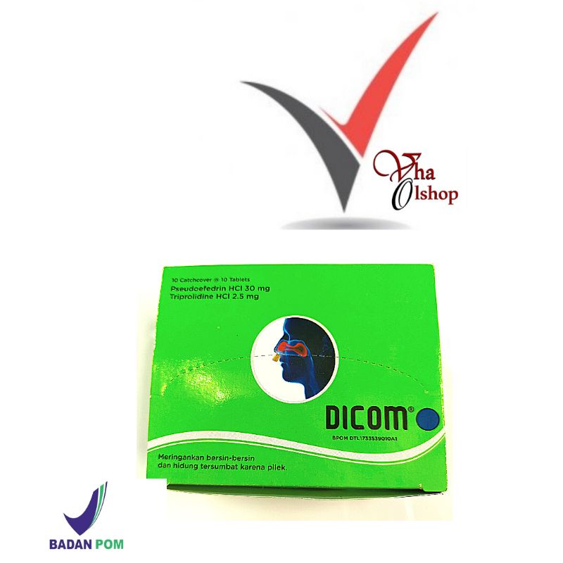 Jual dicom obat flu dan alergi box | Shopee Indonesia