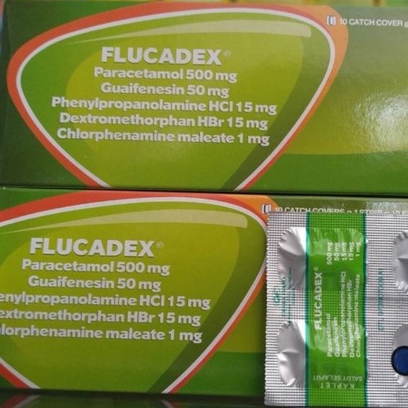 Jual Flucadex 10'S Tablet - Untuk Batuk Flu Pilek Demam per Strip ...