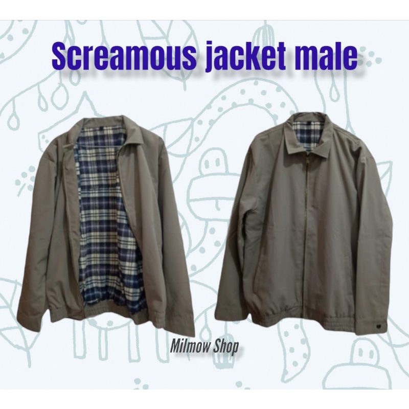 Jual screamous Jacket Male | Shopee Indonesia