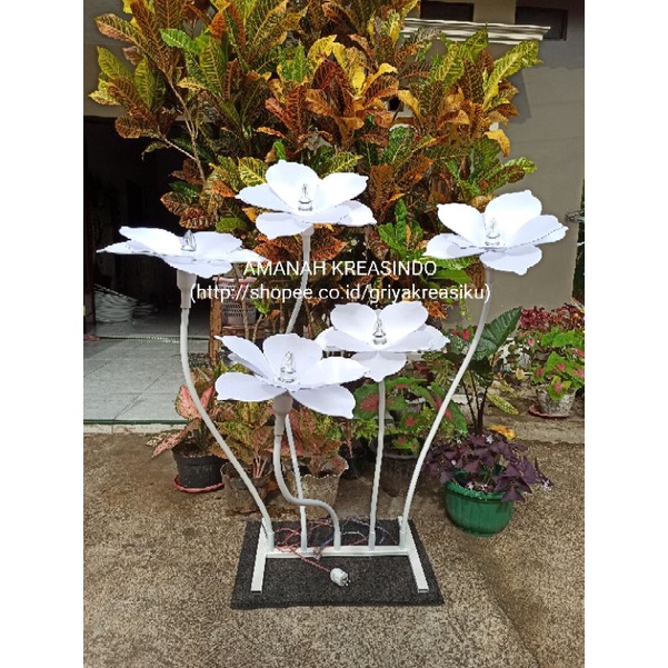 Jual BUNGA LAMPU HIAS DEKORASI PELAMINAN MODEL KAMBOJA | Shopee Indonesia