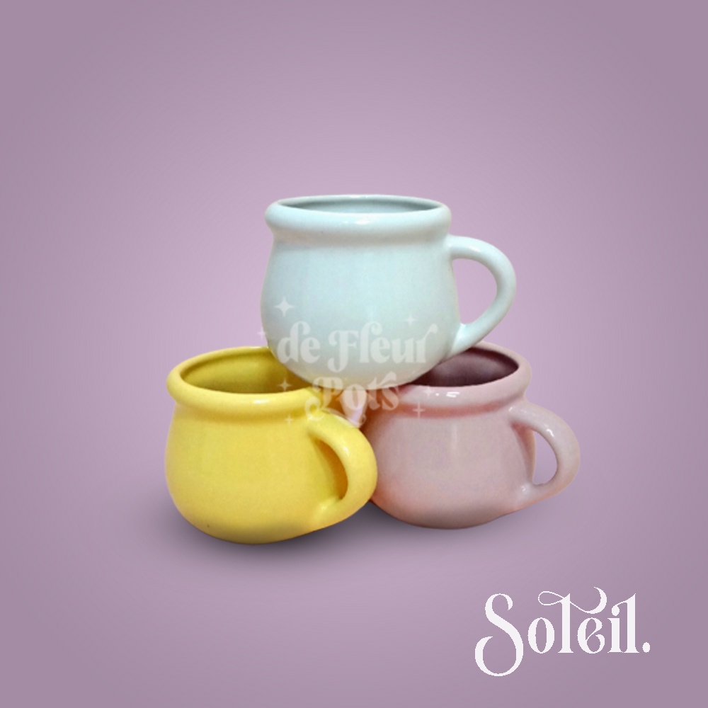 Jual de Fleur Pots — SOLEIL POT KERAMIK / POT SUKULEN / POT KAKTUS ...