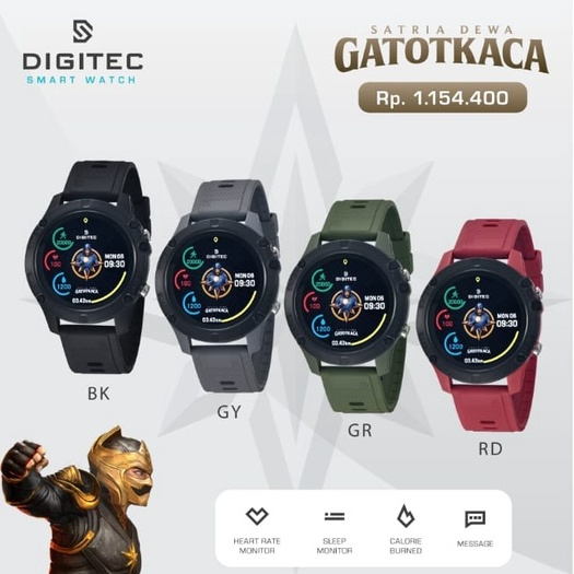 Jual SMARTWATCH DIGITEC SATRIA DEWA GATOT KACA IP68 BLUETOOTH 5.0 ...