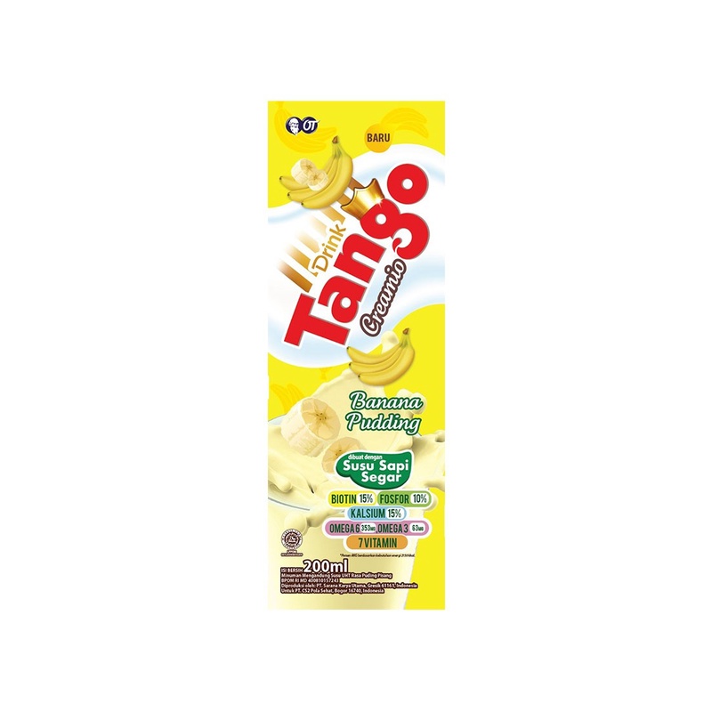 Jual Tango Banana Pudding Cremio Drink Minuman Susu Sapi Segar Cremio ...