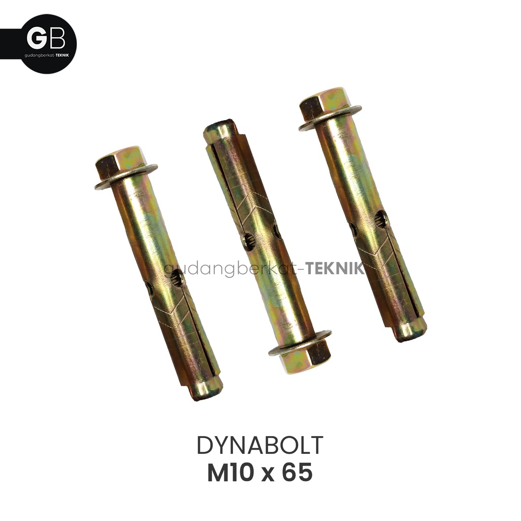 Jual Dynabolt M10 x 65 / Baut Dinabolt M10 x 65mm / Anchor Bolt M10 | Shopee Indonesia
