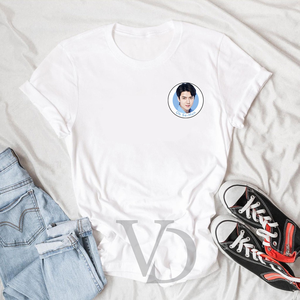 Jual sehun se hun kaos korea / baju korean EXO / tshirt oppa korea ...