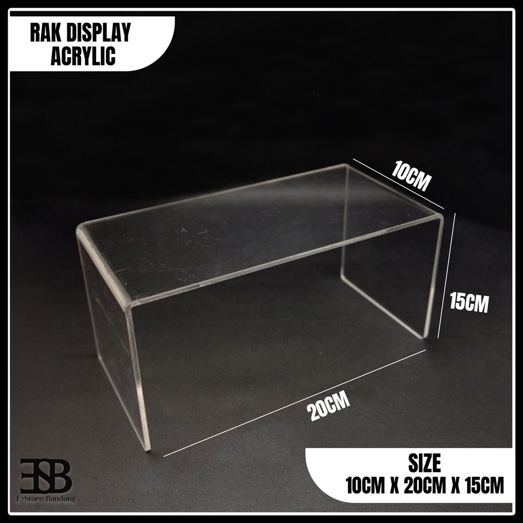 Jual Acrylic Rack Multifungsi 20 x 15 / Tempat Tas / Display Make-up ...