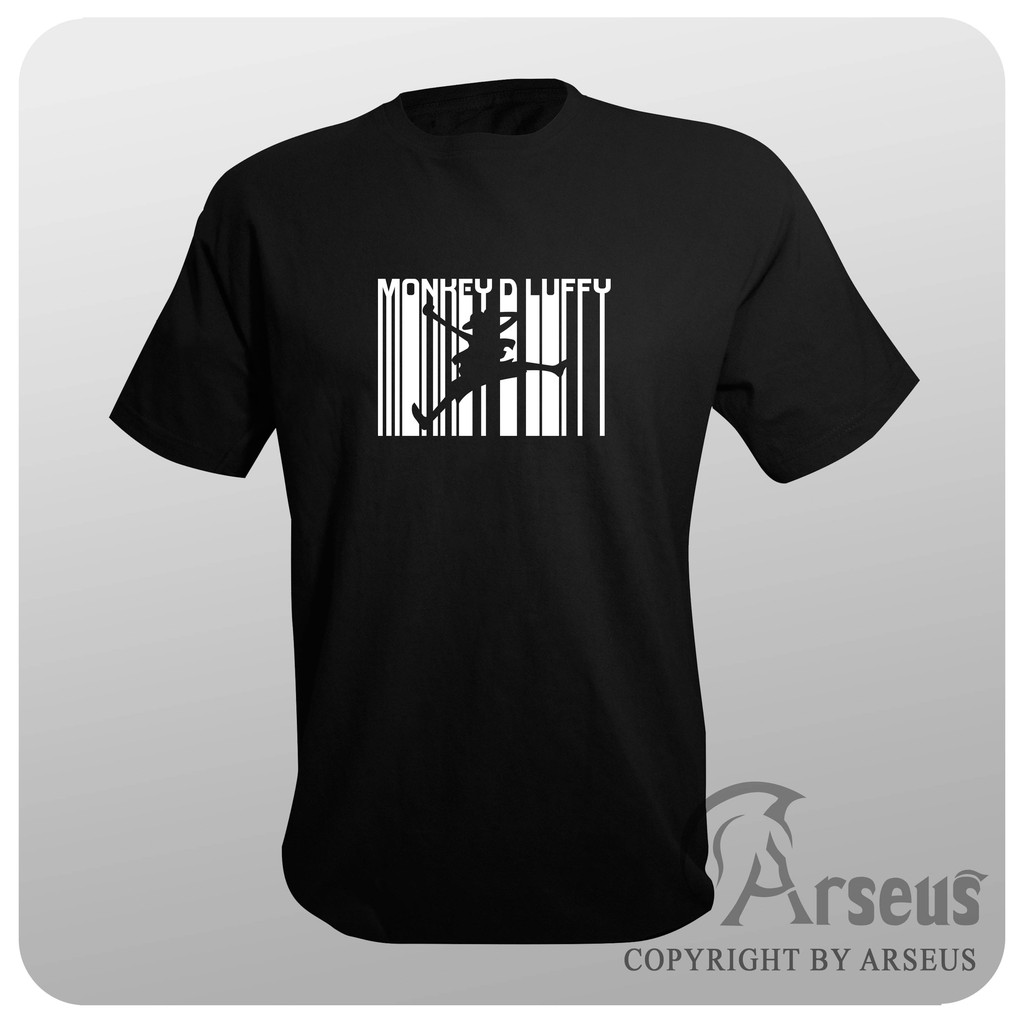 Jual Kaos Baju Monkey D Luffy Barcode One Piece Keren - Arseus 12A16 ...