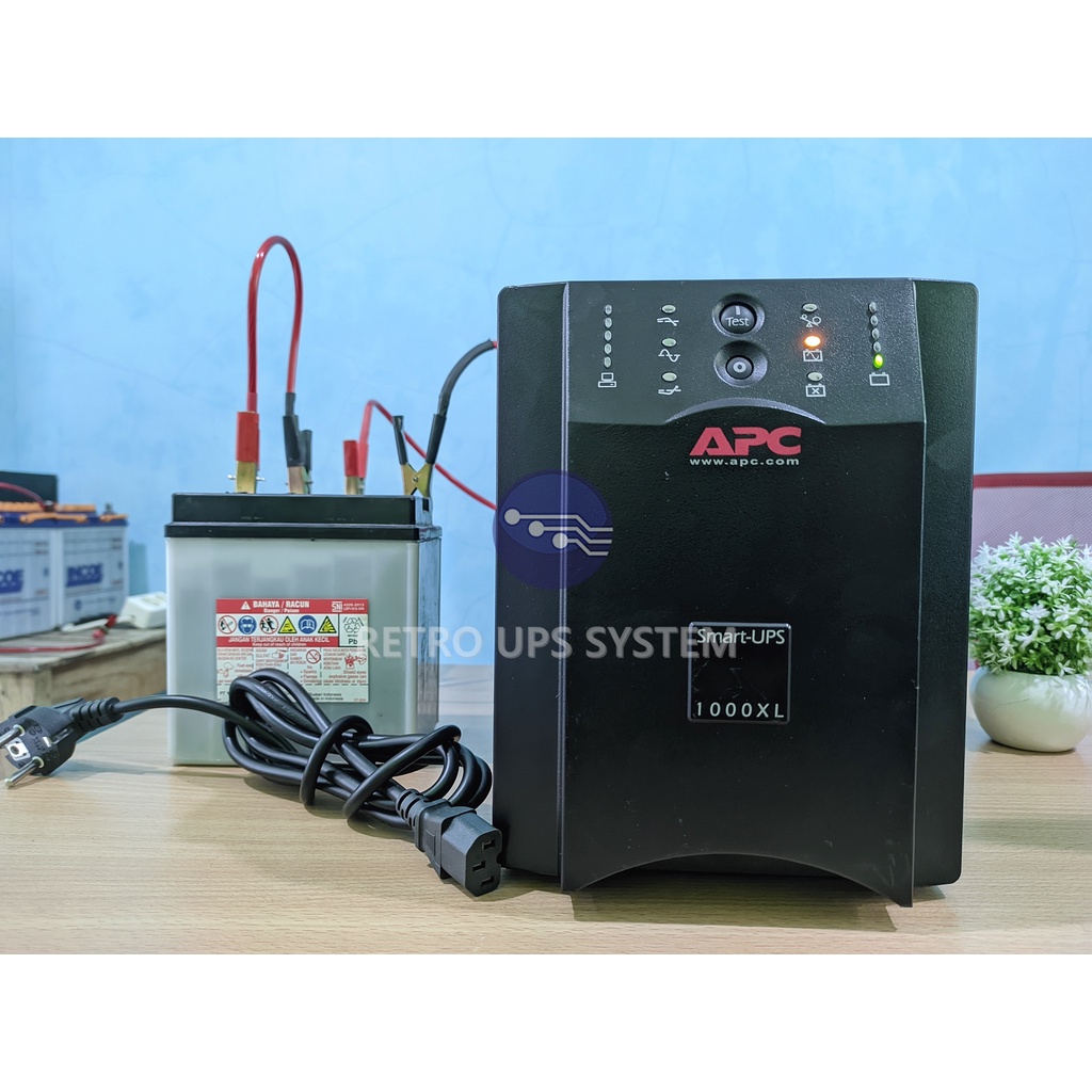 Jual UPS Modif Modifikasi Aki External APC Smart 1000VA 1KVA 670Watt ...