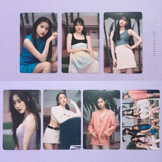 Jual GFRIEND Benefit Preorder Photocard PC Sowon Yerin Eunha Yuju SinB Umji Fever Season Album ...