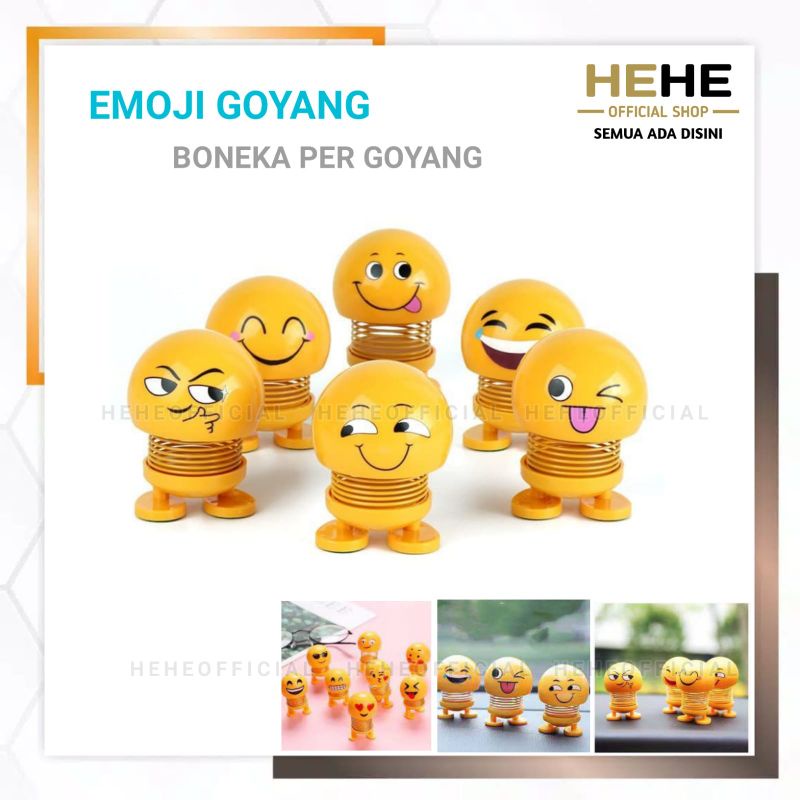 Jual EMOJI KEPALA GOYANG EMOTICON GOYANG KEPALA SPRING DOLL TOYS BONEKA ...