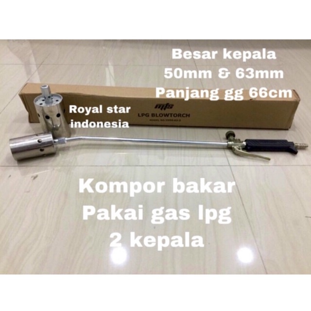 Jual MATSU 3pcs Kompor bakar gas LPG gg tekan gas Lpg blow torch lamp ...