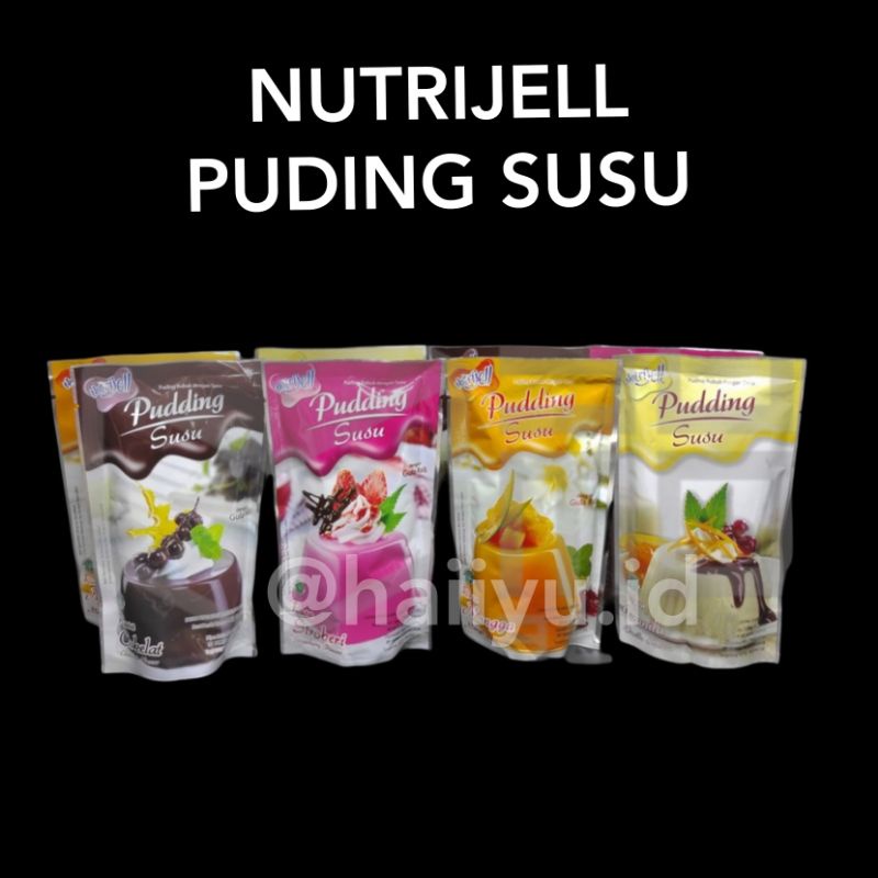 Jual PUDING SUSU Nutrijell puding coklat, melon, strawberry, karamel ...