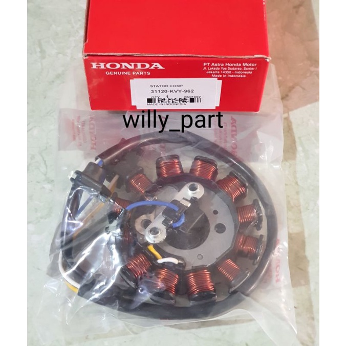 Jual Spull Spul Stator Assy Set Beat Karbu Scoopy Karbu Spacy Karbu KVY Honda | Shopee Indonesia