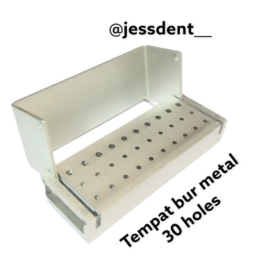 Jual Dental bur box kotak bur gigi highspeed / tempat bur high speed ...