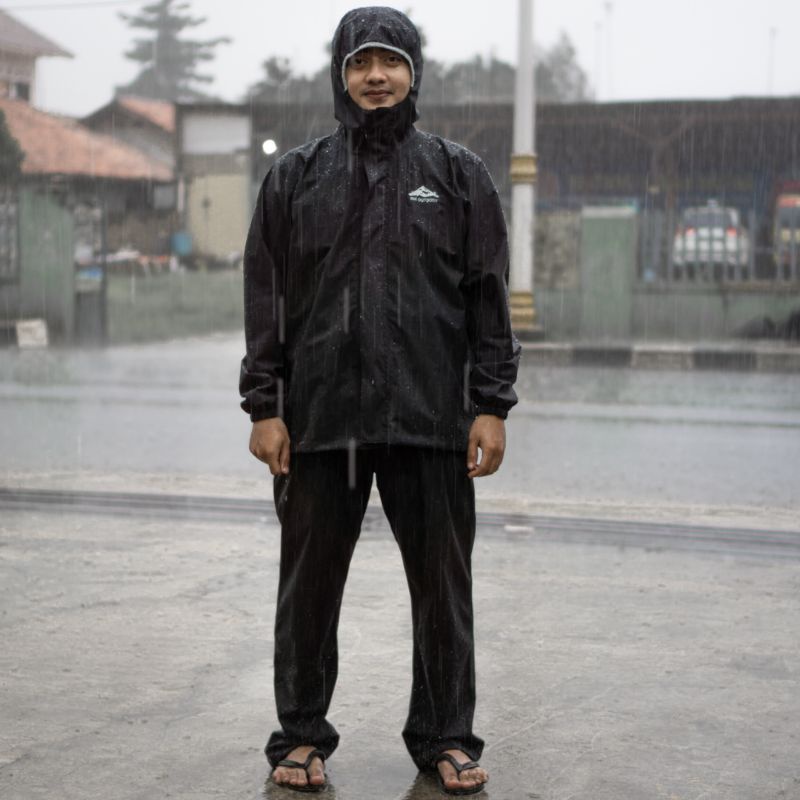 Jual RAINCOAT JAS HUJAN GUNUNG MOTOR RIR OUTDOOR ORIGINAL BAHAN TASLAN ...
