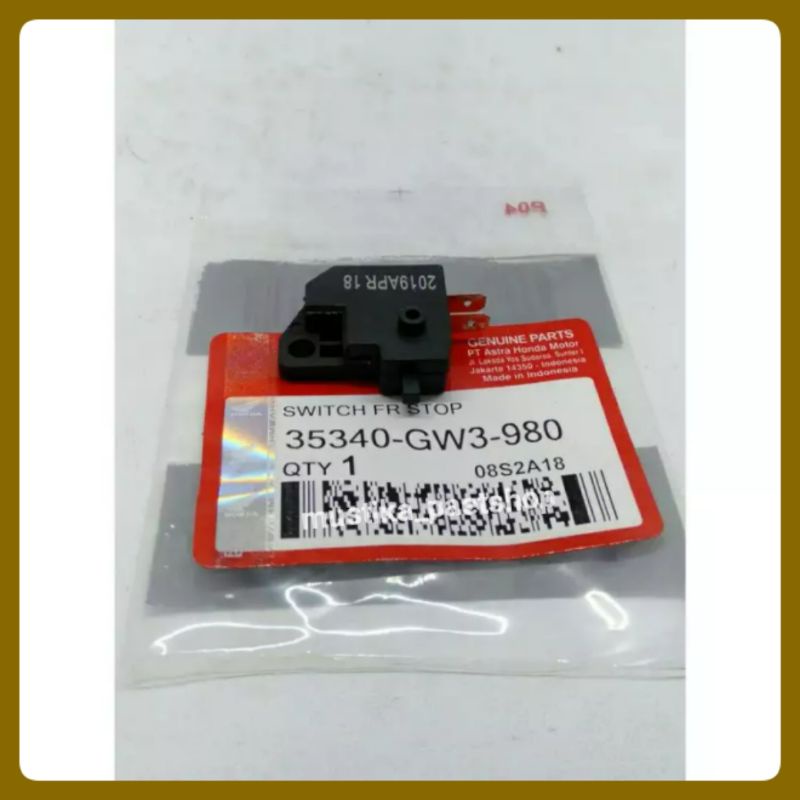 Jual SWITCH SWITH REM DEPAN SWITCH FR STOP ALL NEW MOTOR HONDA KODE GW3 ...