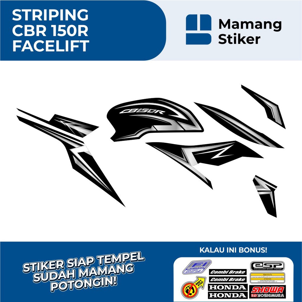 Jual STRIPING CB 150 R FACELIFT 2016 2017 2018 2019 2020 VARIASI 2 ...