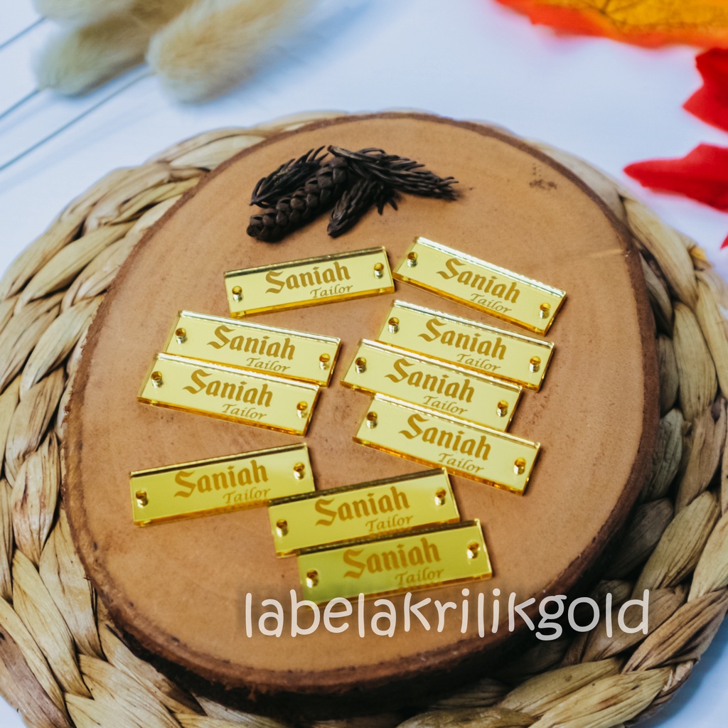 Jual label hijab | label baju | label akrilik | custom label | label ...