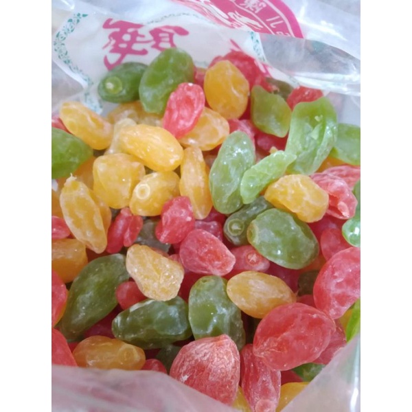 Jual manisan buah persik warna warni 500g | Shopee Indonesia